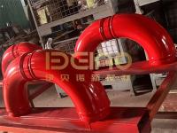 China Wear-resistant Ceramic Pump Truck Pipes Concrete Pump Truck Accessories for sale