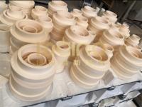 China Conical Alumina Ceramics pipes Alumina Pipe Liner Industrial Grade Alumina Ceramics Tubes for sale