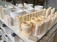 China Conical Alumina Ceramics pipes Alumina Pipe Liner Industrial Grade Alumina Ceramics Tubes for sale