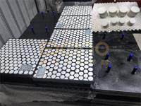 China Ceramic Rubber Composite Wear Liners for Coal Handling Systems in Power Plants for sale