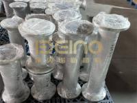 China Wear Resistant Ceramic Sleeve for Steel Pipe with Alumina Ceramic Ring Lining for sale