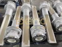 China Wear Resistant Ceramic Sleeve for Steel Pipe with Alumina Ceramic Ring Lining for sale