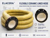 China Flexible Ceramic Lined Hose for Cement Powder Conveying for sale