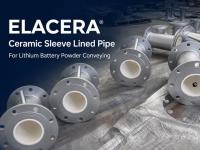 China Stainless Steel Ceramic Sleeve Lined Pipe for Lithium Battery Powder Conveying for sale