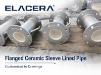 China Stainless Steel Ceramic Sleeve Lined Pipe for Lithium Battery Powder Conveying for sale