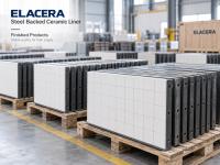 China Steel Backed Alumina Ceramic Liner for Chutes and Hoppers for sale