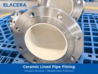 China Wear Resistant Ceramic Tile Lined Steel Pipe for Abrasive Material Conveying for sale
