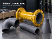 China Silicon Carbide Tube for Abrasive and Corrosive Applications for sale