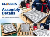 China Custom Bolt-On Ceramic Rubber Wear Liner for Equipment Retrofits for sale