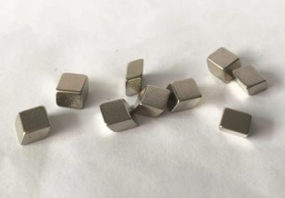China Ni Cu Ni Coating N38 NdFeB Magnet Block Special Shaped For Hardware Machinery for sale