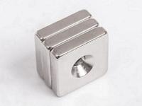 China N35-N52 Custom Neodymium Magnets Countersunk Hole For Cabinet Closures for sale