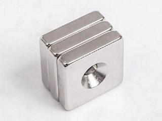 China N35-N52 Custom Neodymium Magnets Countersunk Hole For Cabinet Closures for sale