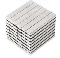 China Flat Industrial Bar Magnets Ni Cu Ni Coating Customized Long Strong Magnets for sale