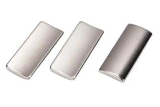 China Customized Neodymium Motor Magnet Arc Shape NdFeB Magnets Epoxy Coating for sale