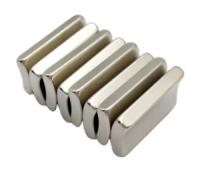 China NdFeB Rare Earth Motor Magnets , NiCuNi Coating Arc Shaped Magnets for sale