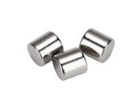 China Powerful Diametric Cylinder Magnets N52 Silver Coating Sample Available for sale