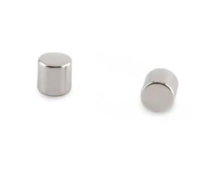 China NdFeB Neodymium Cylinder Magnets N50-N52 Grade NiCuNi Magnet for sale