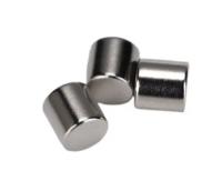 China Powerful Diametric Cylinder Magnets N52 Silver Coating Sample Available for sale