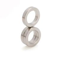 China OEM Ring NdFeB Magnets NiCuNi Coating N52 Strong Rare Earth Magnet for sale