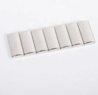 China Rare Earth Arc Motor Magnet NiCuNi Coating Neodymium Arc Magnet for sale
