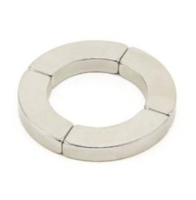 China Monte Bianco Permanent Arc Magnet Ndfeb N52 Rare Earth Magnet For Motor for sale