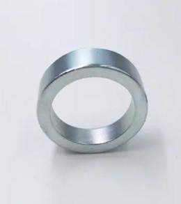 China Neodymium Magnetic Ring NdFeB Round Zn Coating Magnets Custom for sale