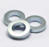 China Neodymium Magnetic Ring NdFeB Round Zn Coating Magnets Custom for sale