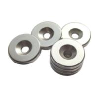 China N42 Circular Neodymium Magnets , Round Countersunk Magnets for sale