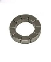China OEM Wind Turbine Generator Magnet , Arc Shape NdFeB Motor Magnet for sale