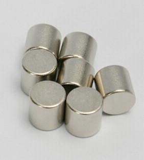 China Strong Cylinder Shaped Magnet N35-N52  Cylindrical Neodymium Magnets for sale