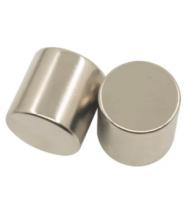 China Custom Neodymium Cylinder Magnets Ni Cu Ni Coating NdFeB Magnets for sale