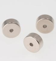 China Custom Neodymium Cylinder Magnets Ni Cu Ni Coating NdFeB Magnets for sale