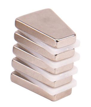 China Trapezoid Custom Neodymium Magnets N42 N45 N48 N50 N54 N52 for sale