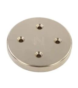China Powerful NdFeB Material OEM Nickel Coating Sintered Permanent Strong Customized N52 Magnet for sale