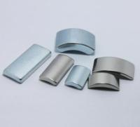 China Zn Coating Arc NdFeB Magnets N35-N52  ISO14001 Custom Shaped Magnets for sale