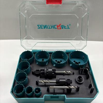 China 13pcs Hole Saw To Cut Stainless Steel Metal Cutting Hole Saw Bits for sale