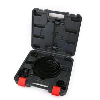 China 19PCs Carbon Steel Hole Saw 19mm-152mm Steel Cutting Hole Saw For Wood Drywall Plastic for sale
