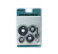China 5PCs High Carbon Steel Hole Saw For Wood Plastic Plywood Chipboard for sale