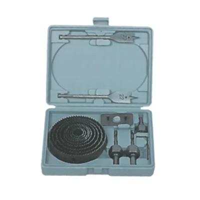 China Customizable 18PCs Carbon Steel Hole Saw Kit 89mm Hole Saw For Wood for sale