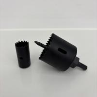 China 25mm-75mm Carbon Steel Hole Saw Black Oxide Door Lock Hole Saw for sale