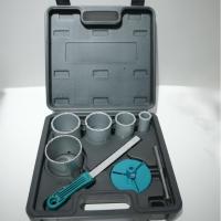 China Tungsten Carbide 140mm Hole Saw A3 Steel Hole Saw Set For Hollow Brick for sale
