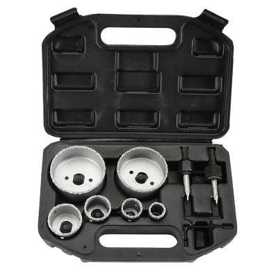 China Tct Holesaw Set 19mm-83mm Tungsten Carbide Hole Saw Set For Brick Acoustic Tile for sale