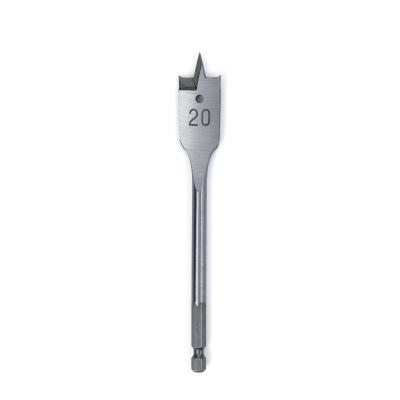 China 20mm Flat Drill Bit OEM / ODM Flat Bottomed 20mm Wood Drill Standard Chucks for sale