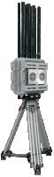 China Fixed Omnidirectional Drone Jammer 2000M Long Range Uav Detection Jamming System for sale