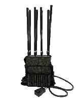 China Drone Jamming Backpack-type Equipment Independent Battery Charging and Management for sale