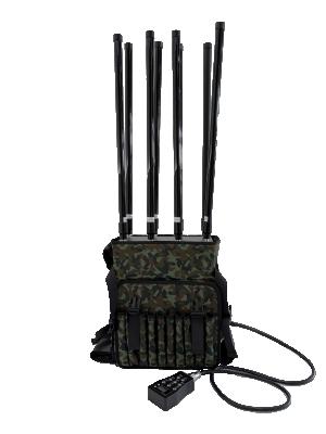 China Drone Jamming Backpack-type Equipment Independent Battery Charging and Management for sale