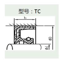 China High Tolerance TC SC TB SB Standard Oil Seals Rubber Round 80mm 100mm for sale