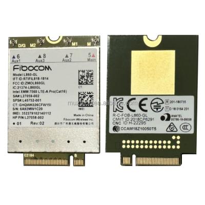 China Fibocom L860GL-16 LTE Module Gigabit Speed 1Gbps Downlink M.2 30x42mm Global 4G for sale