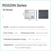 China RG500Q-GT 5G IoT Module Sub-6GHz LGA 41x44mm for Industrial IoT M2M for sale
