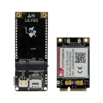 China LILYGO T-PCIE 4G LTE Cat1 Cat4 IoT Module with GPS SIM7070G SIM7080G NB-IoT ESP32 Development Board for sale